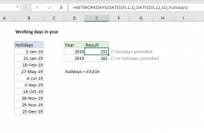 Excel NETWORKDAYS function | Exceljet